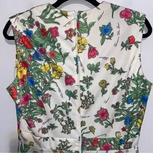 Leslie Fay | Dresses | Vintage Leslie Fay Knits Dress Size 214 Floral ...